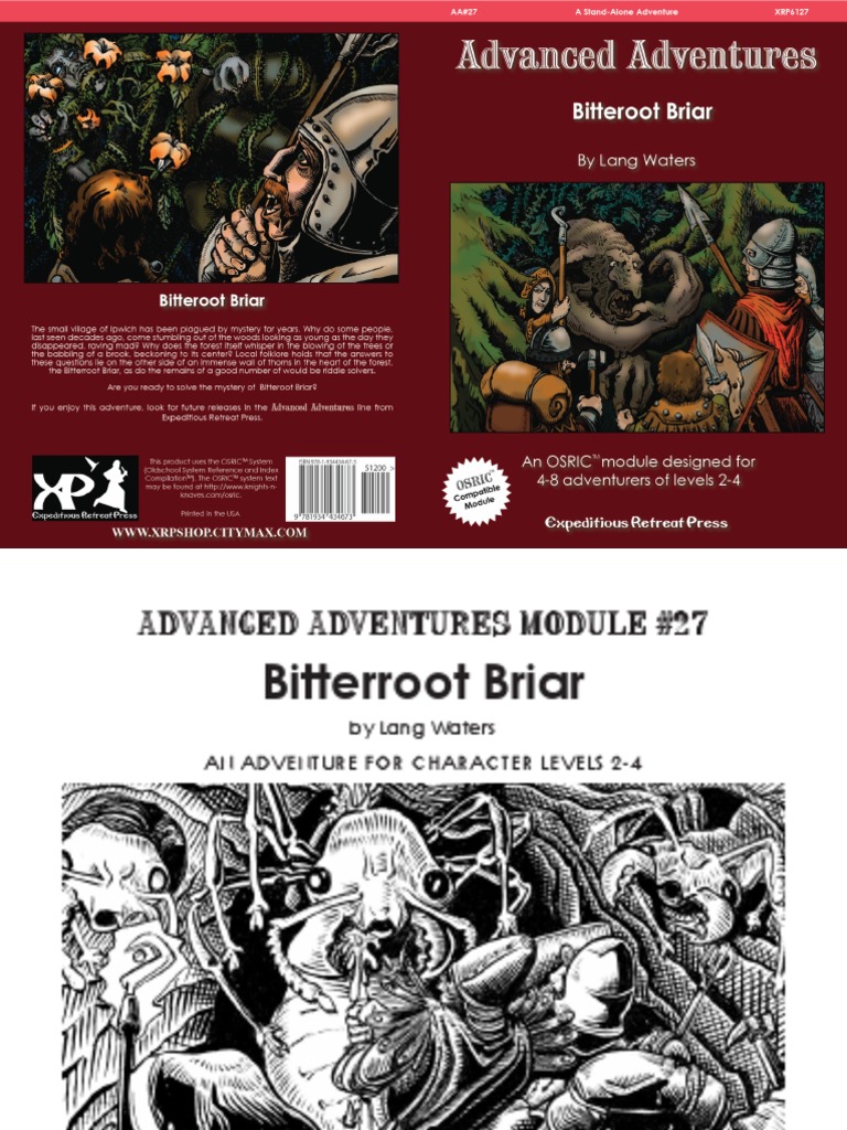 AA#27 Bitterroot Briar (L2-4) - Expeditious Retreat Press | PDF | Fairies