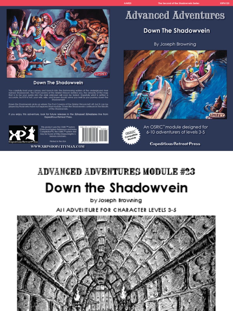 AA#23 Down The Shadowvein (L3-5) - Expeditious Retreat Press | PDF