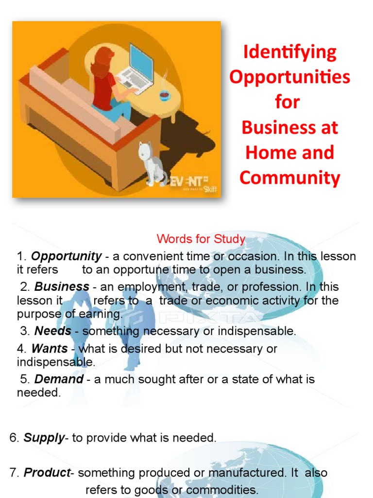 HELE 5 Identifying Opportunities For | PDF | Commodity | Value (Economics)