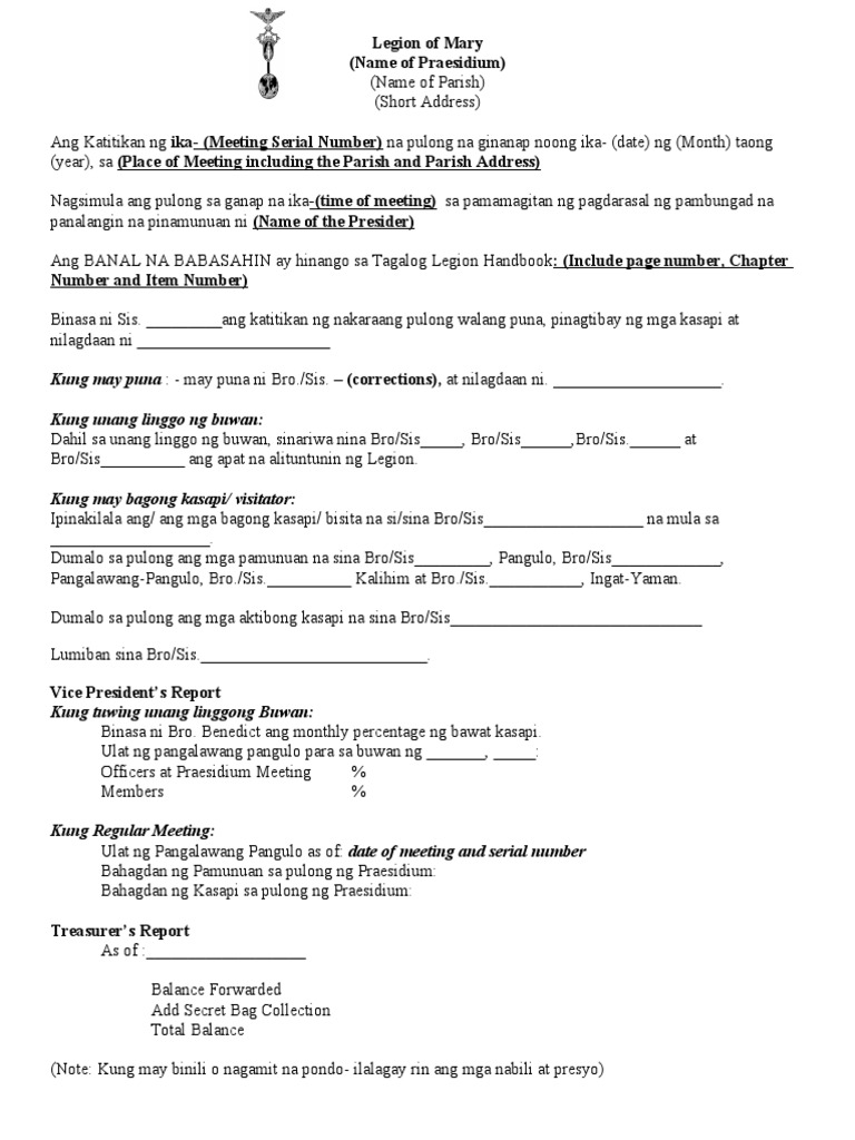 Minutes of The Praesidium Meeting | PDF