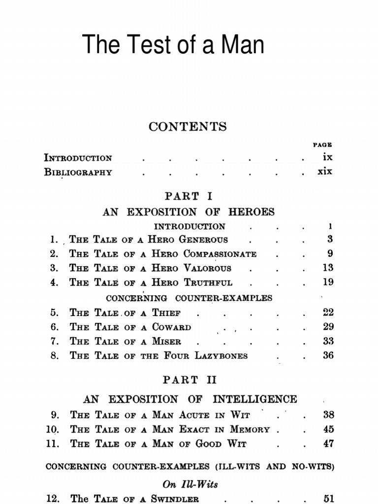 Test of A Man, The | PDF | Languages