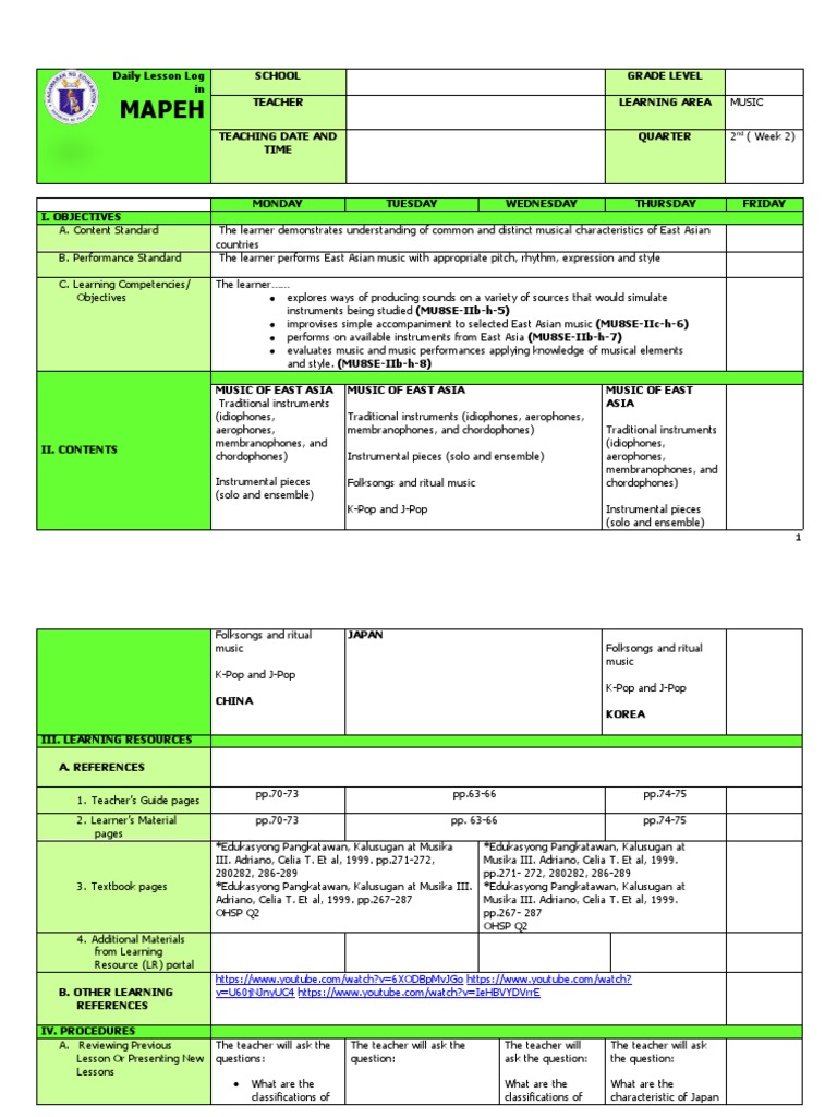 Exploring the Traditional Music of East Asia: A Lesson on the Musical ...