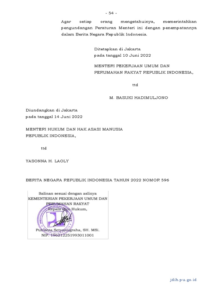 Permen PUPR No.7 Tahun 2022 (Form Usulan Rusun) | PDF | Politik | Griya & Taman