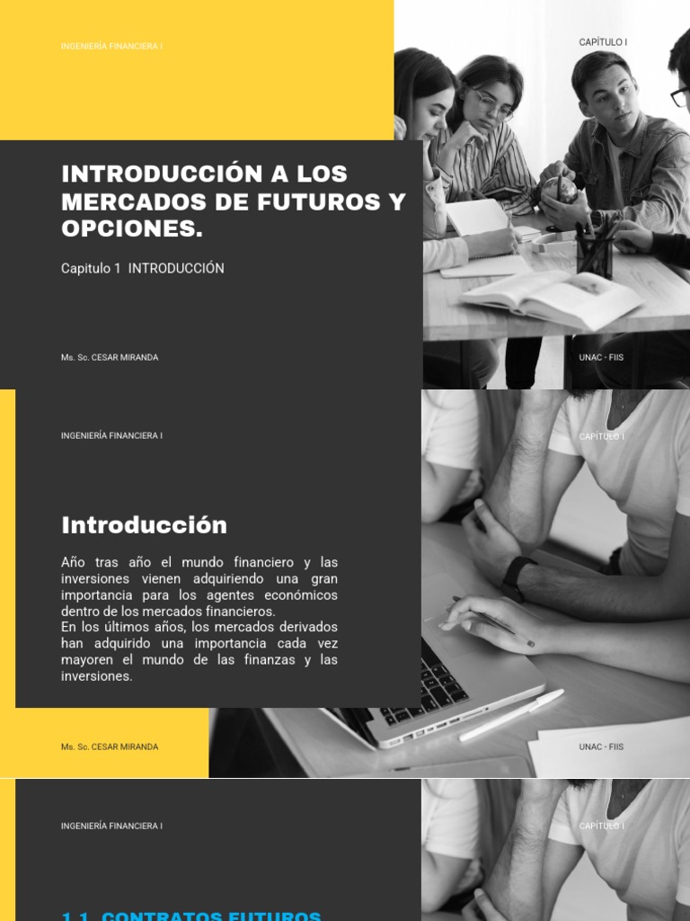 Cap. 1.0 Introducción A Los Mercados de Futuros y Opciones | PDF | Over The Counter (Finanzas ...