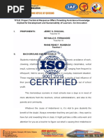 Activity Proposal On Culminating Program Immersion | PDF | Learning ...