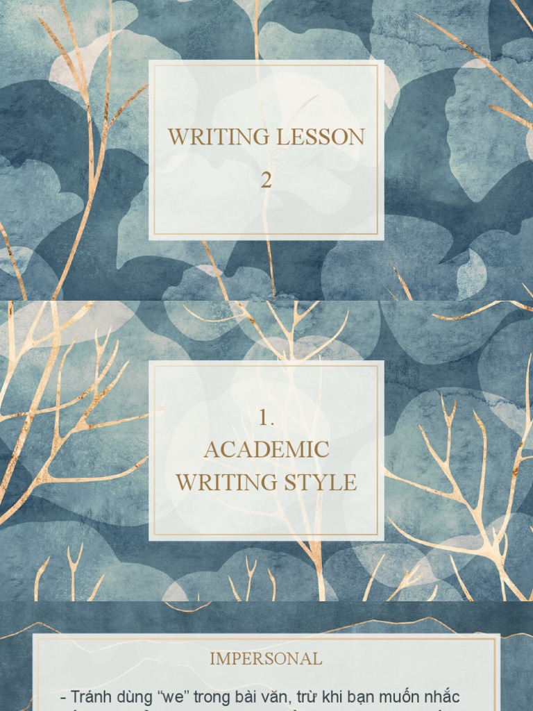 Writing Lesson 2 | PDF