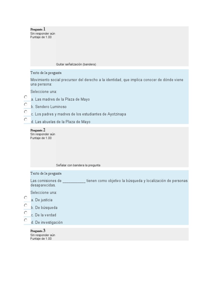 Pregunta | PDF | Violación | Derechos humanos