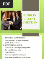 Sop Handling Check in Walk in Guest PDF | PDF