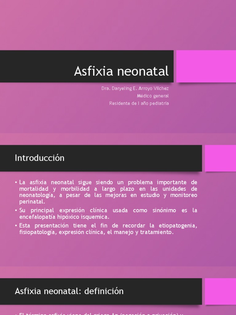 Asfixia Neonatal | PDF | Placenta | Parto