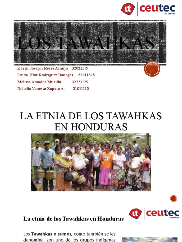 Los Tawahkas PPT (1) Melissa | PDF | Honduras