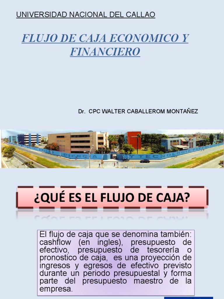 Flujo de Caja Economico y Financiero | PDF | Amortización (Negocio) | Flujo de efectivo