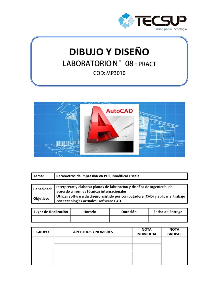 Lab 08 - Dibujo y Diseño - Pra | PDF