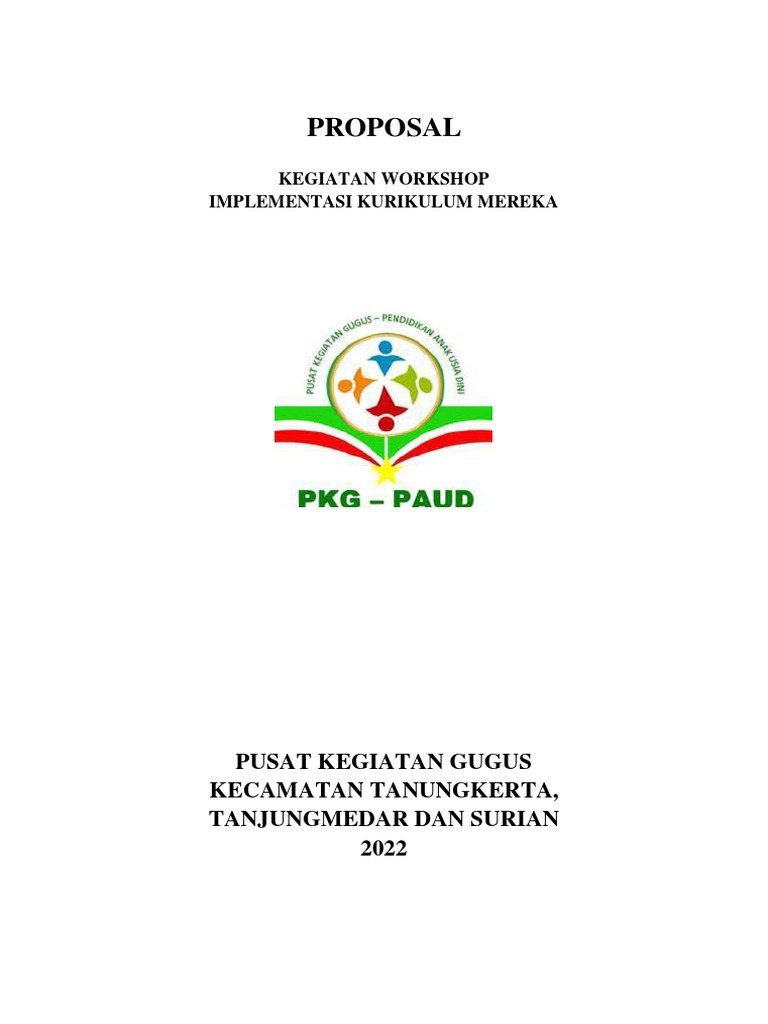 Proposal Workshop Ikm | PDF