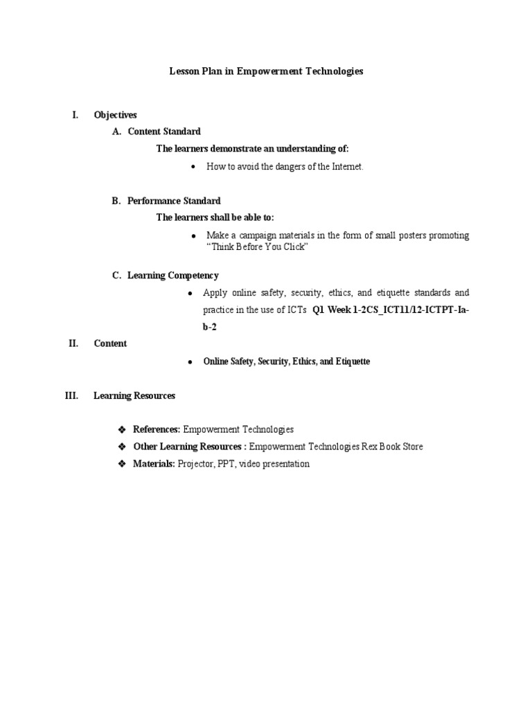 Detailed Lesson Plan SHS | PDF Detailed Lesson Plan SHS | PDF