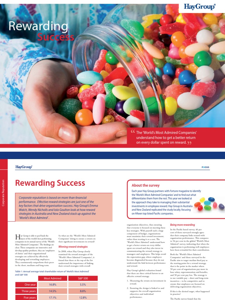 Rewarding Success - Hay Group1 | PDF | Employment | Incentive