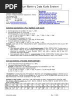 Batteries Date Stamp Codes | PDF