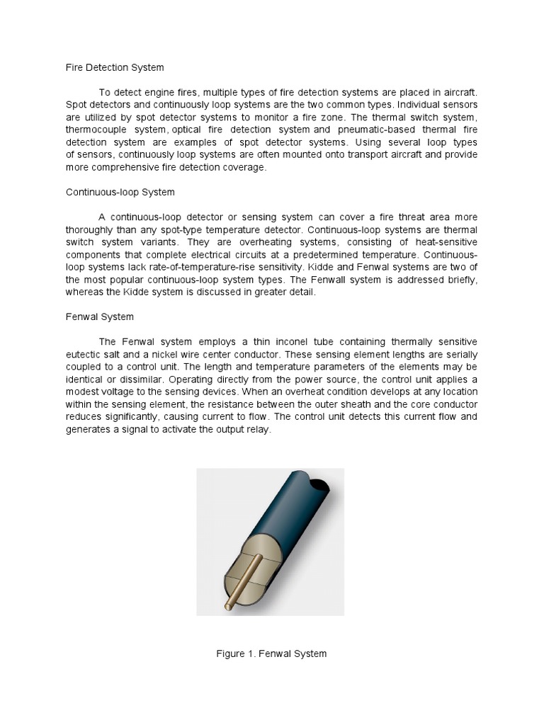 Aircraft Continuous Loop Fire Detection | PDF | Thermocouple | Relay