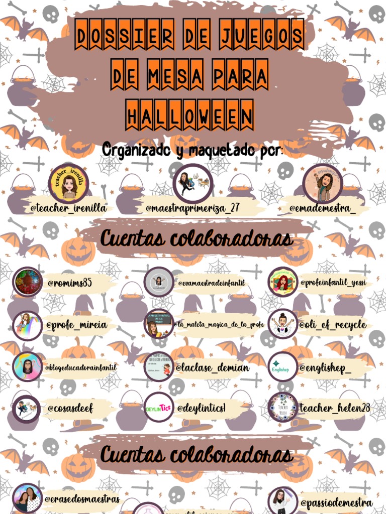 Juegos de Mesa para Halloween | PDF