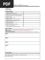 High School Student Brag Sheet Template | PDF