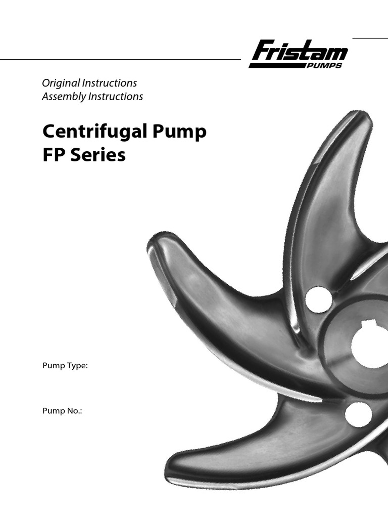 FP - EN - 201706 Fristam Pump | PDF | Pump | Pipe (Fluid Conveyance)