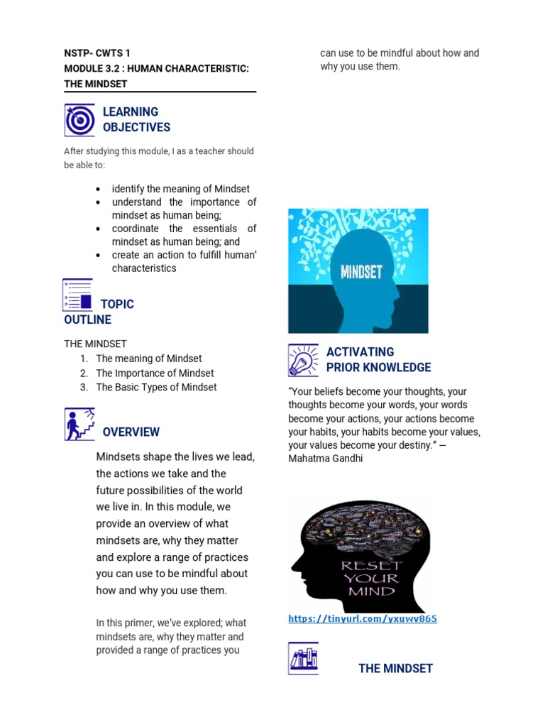 Module-3 2 | PDF | Mindset | Intelligence