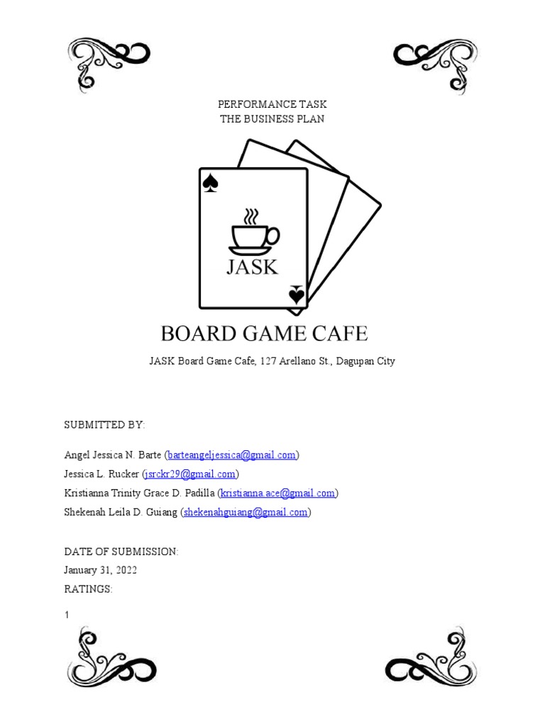 JASK Cafe Entrep PT | PDF | Coffee | Coffeehouse