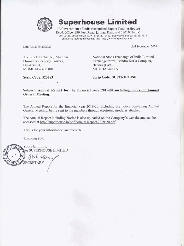 Superhouse Limited: Stock | PDF | Dividend | Corporate Social ...