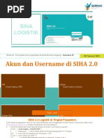 Panduan Penggunaan SIHA 2.1 | PDF