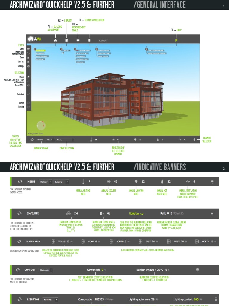ArchiWIZARD Quickhelp EN | Download Free PDF | Photovoltaics | Building ...
