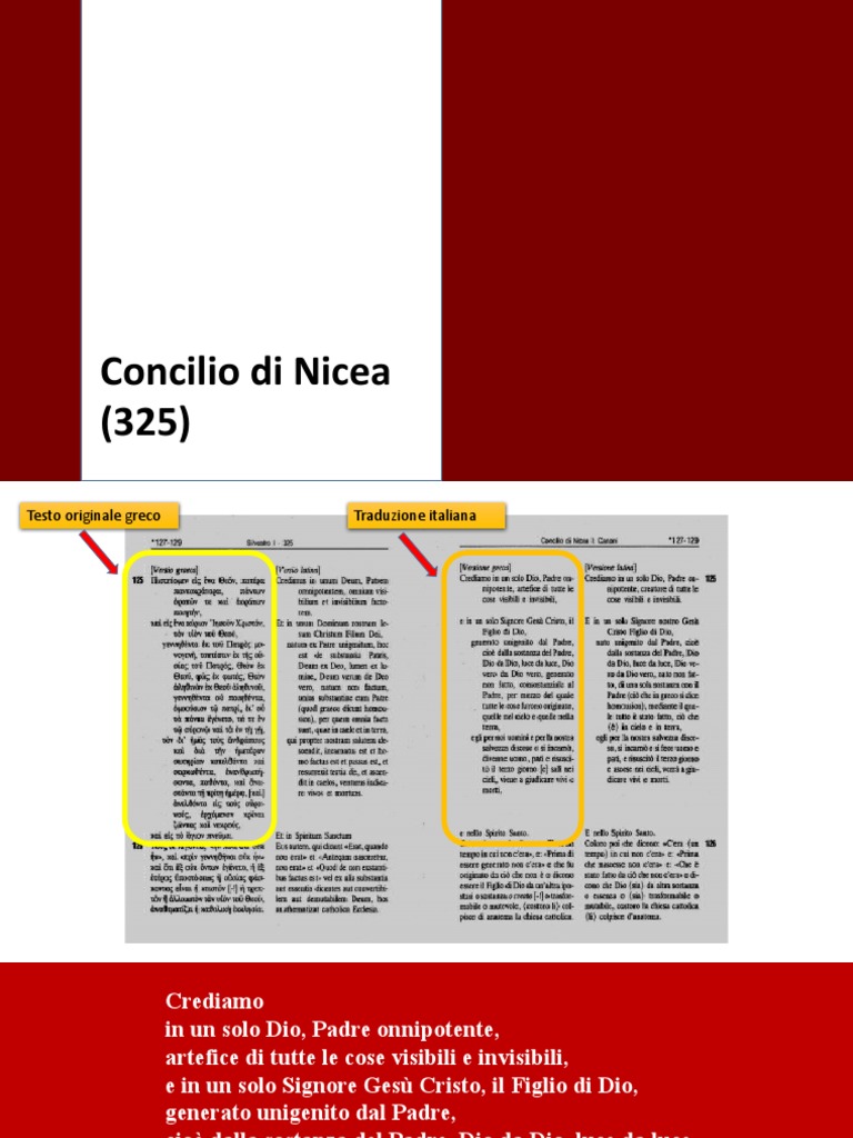 Concilio Di Nicea I | PDF