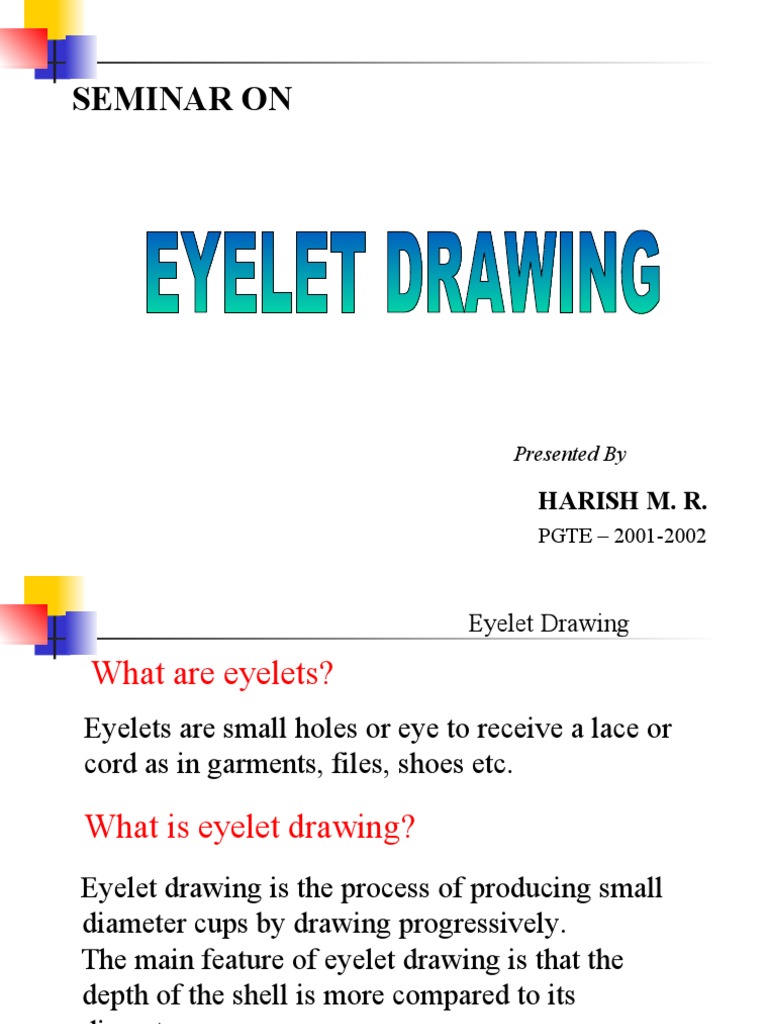 Eyeletdrawing | PDF | Industrial Processes | Materials