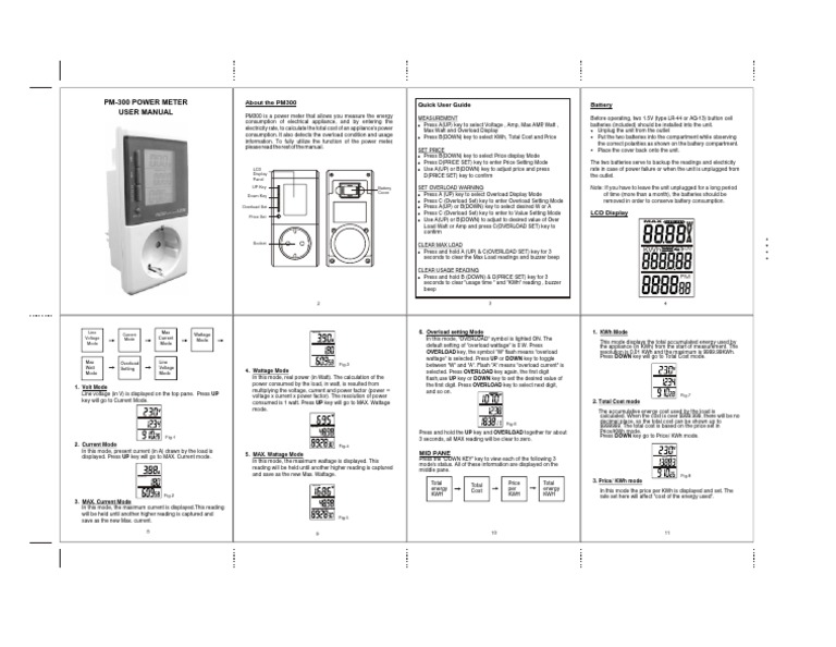 PM300 1 | PDF | Electric Power | Quantity