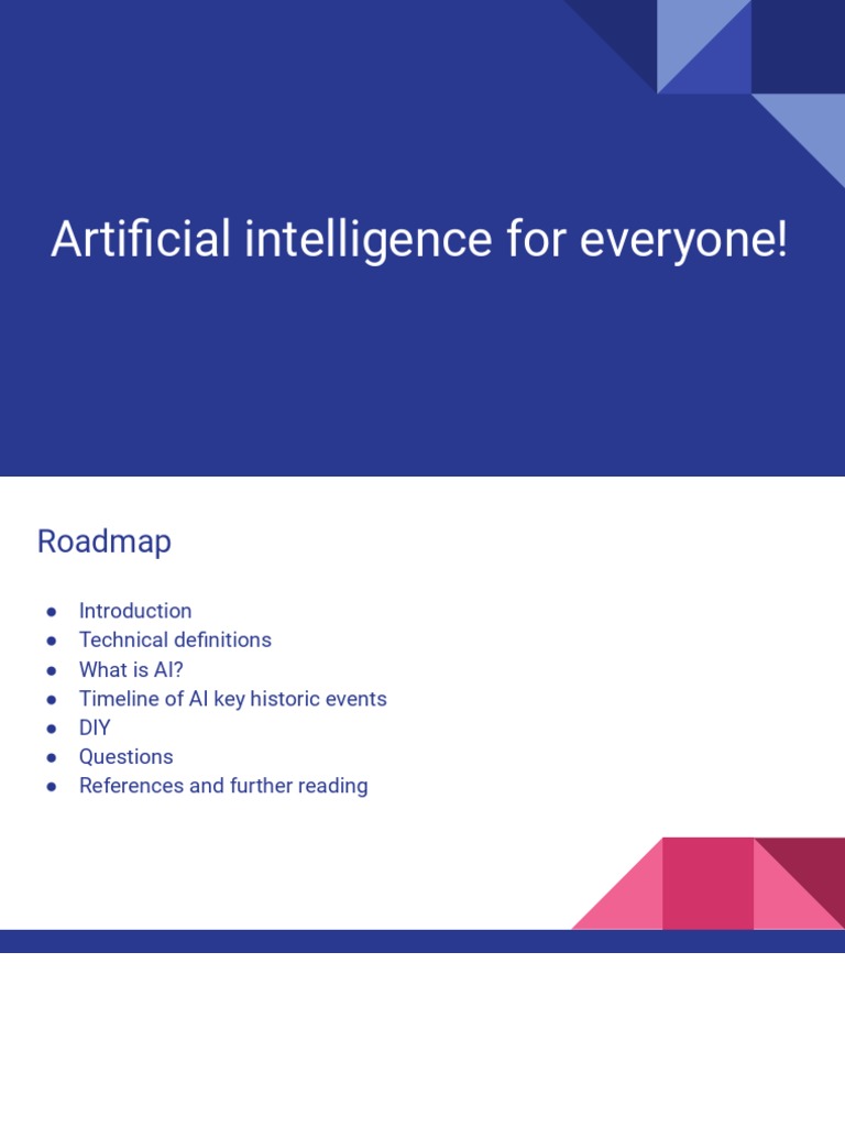 AI For Everyone! | PDF | Artificial Intelligence | Intelligence (AI ...