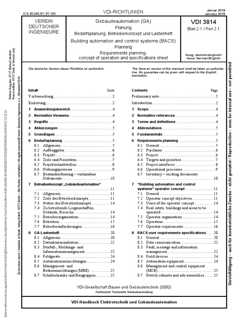 VDI 3814 Blatt 2-1 | PDF