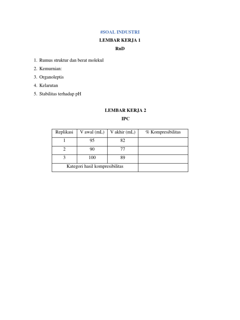 Lembar Kerja Simulasi Osce | PDF