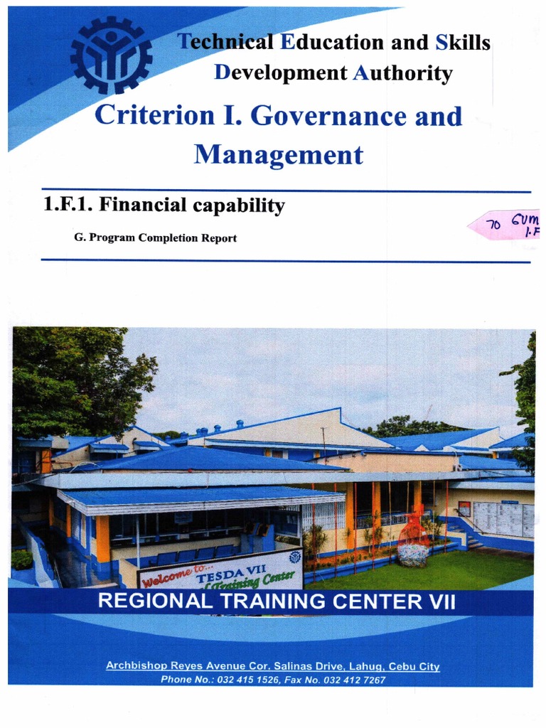 Program Completion Report | PDF