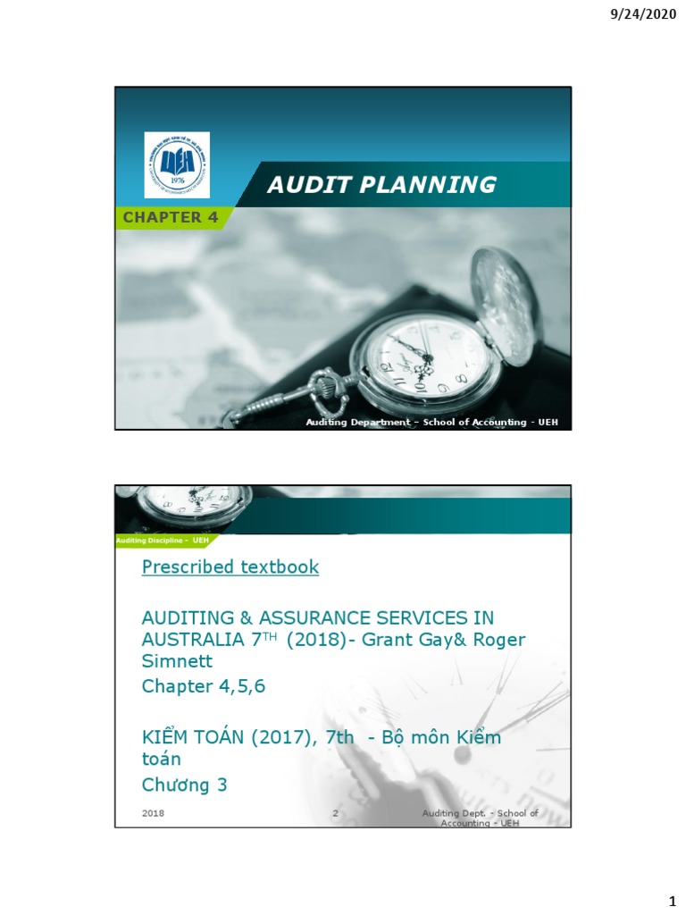 Chapter 4 - Audit Planning | PDF | Financial Audit | Audit