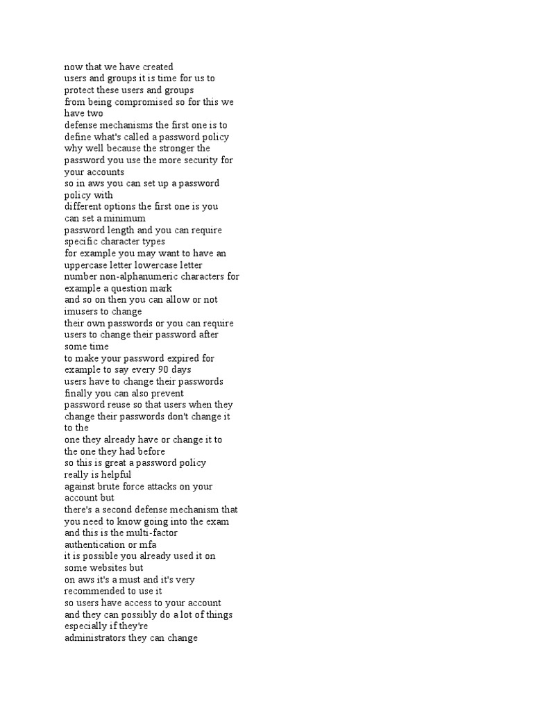 Aws Overview Pdf Password Command Line Interface