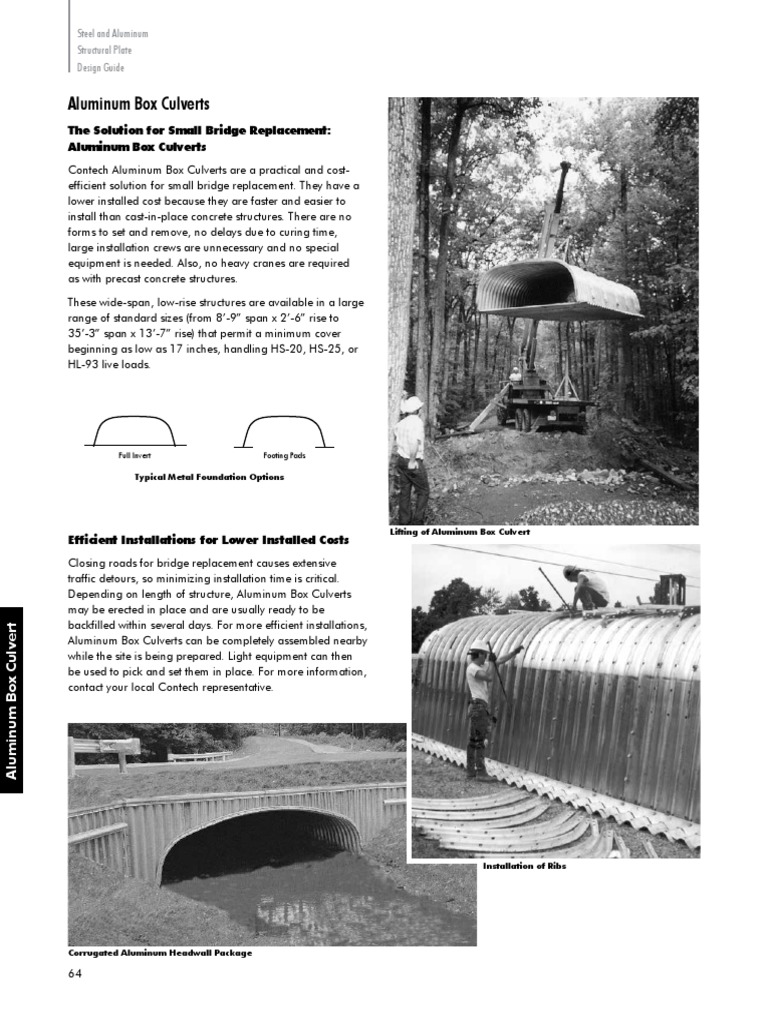Alum Box Culvert - Design Guide | PDF | Concrete | Road Surface