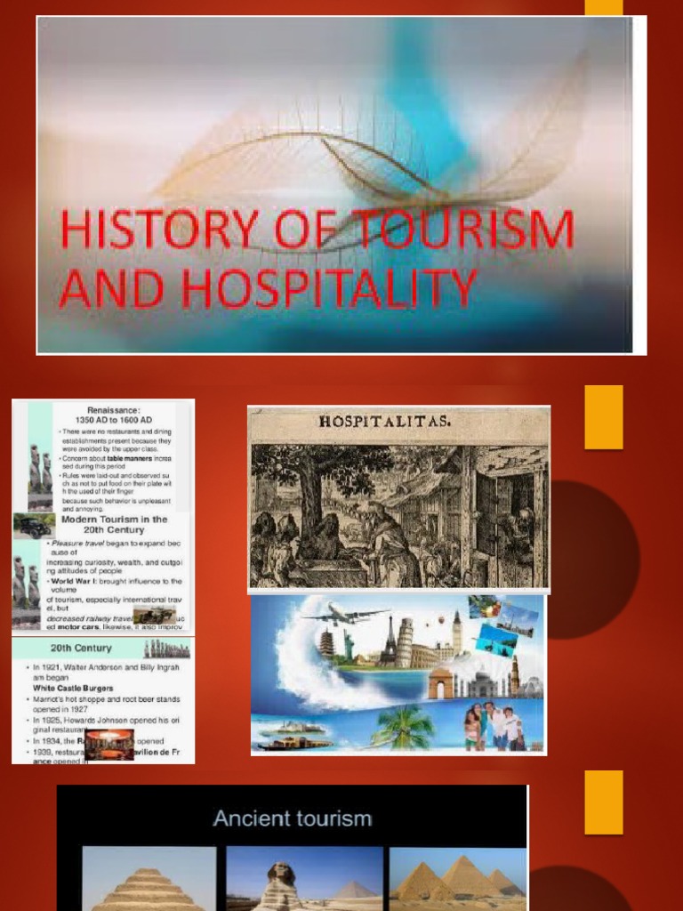 History of Tourism and Hospitality | PDF