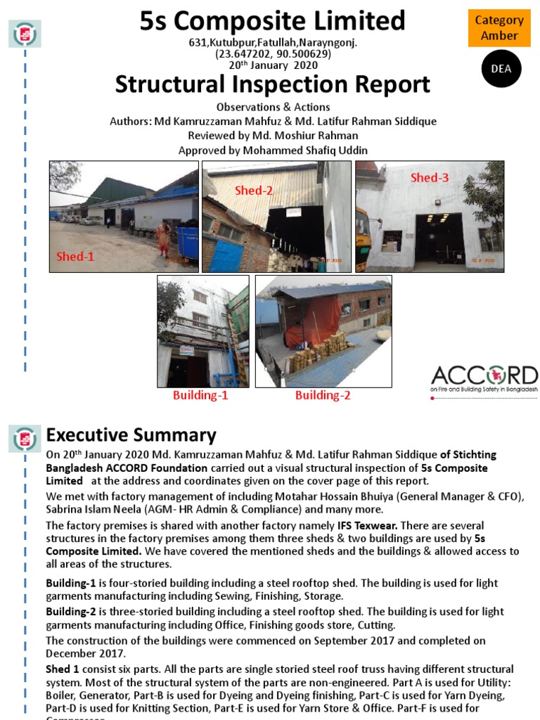 Structural Safety Initial Report Full 20 JAN 2020-2 | PDF | Framing ...