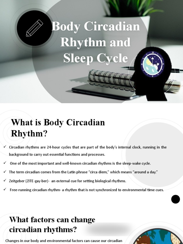 Body Circadian Rhythm and Sleep Cycle | PDF | Circadian Rhythm | Sleep