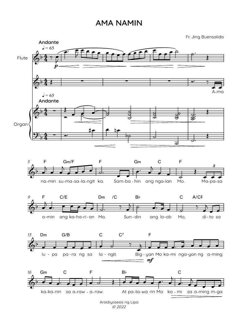 AMA NAMIN - Revised Full Score | PDF