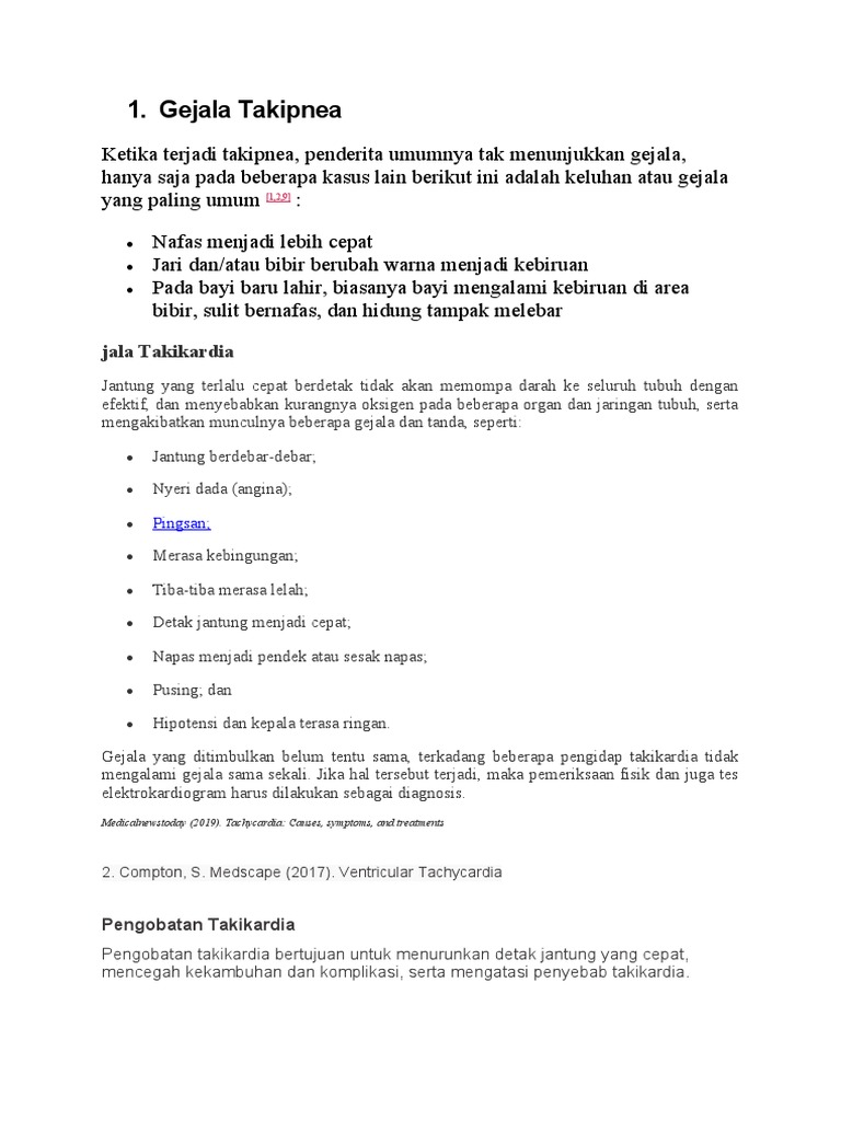 Gejala Takipnea | PDF