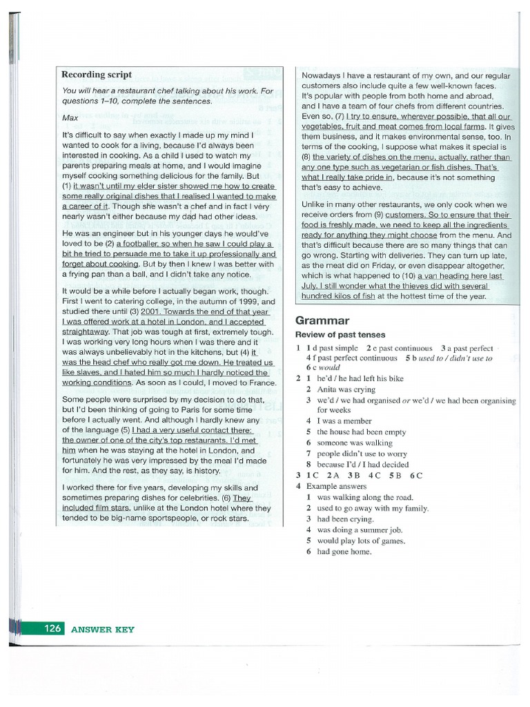 Listening Script Unit 2 Correct | PDF