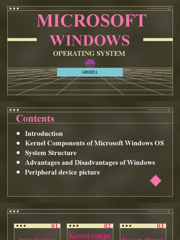 Group 1 Plat Tech (Os) | PDF | Microsoft Software | Information Age