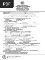 Grade 5 Summative Test in AP Modules 1-3 | PDF