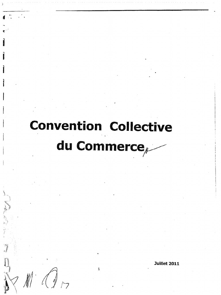 Convention Collective Du Commerce - 08032022081343 | PDF