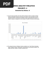Finlatics Excel Project 2 Analysis | PDF | Monsoon
