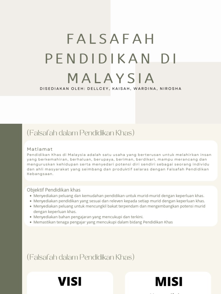 Falsafah Pendidikan Di Malaysia Pdf